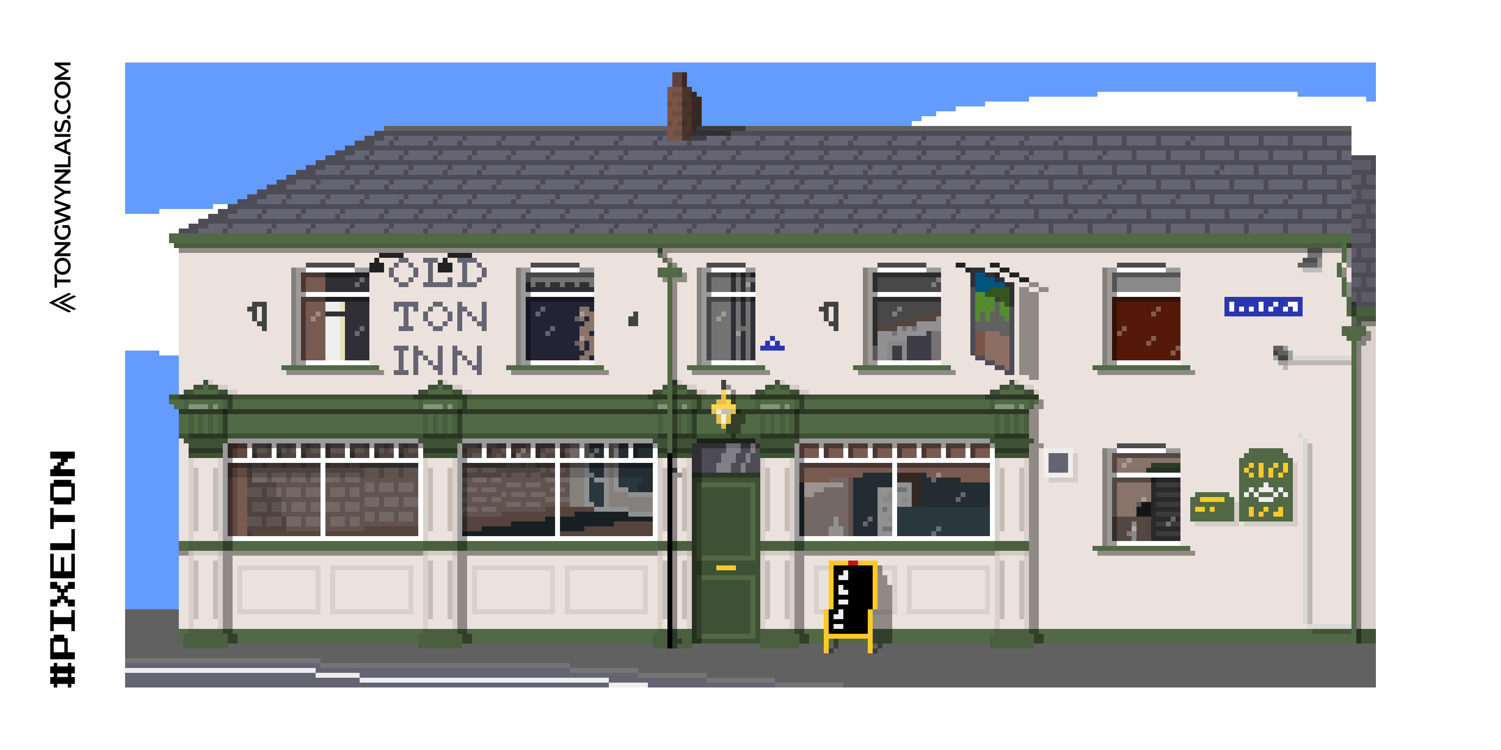 PixelTon Old Ton Inn wide – Tongwynlais.com